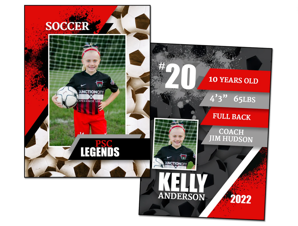 How to Create a Custom Soccer Card for your Athlete | Nations Photo Lab