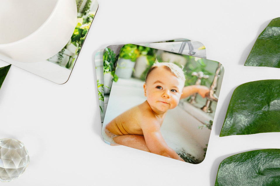 Personalize a set of Photo Coasters | Nations Photo Lab