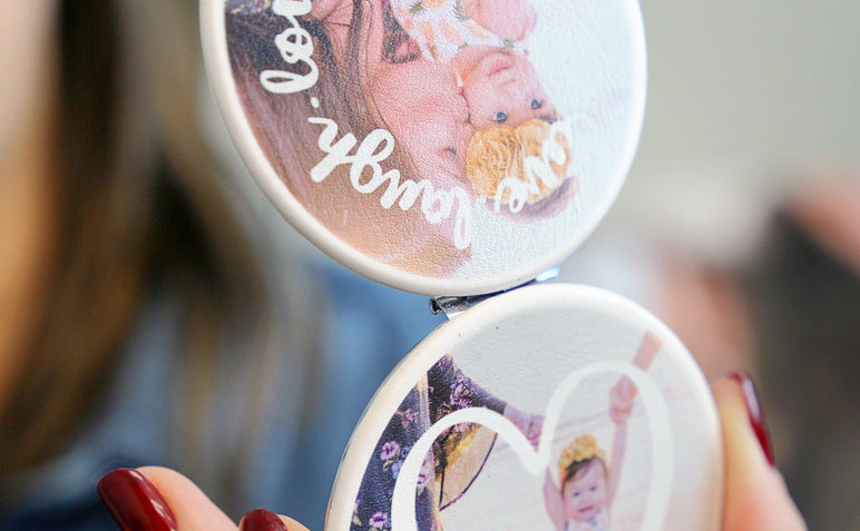 Personalized Photo Compact Mirror | Custom Compact Mirror