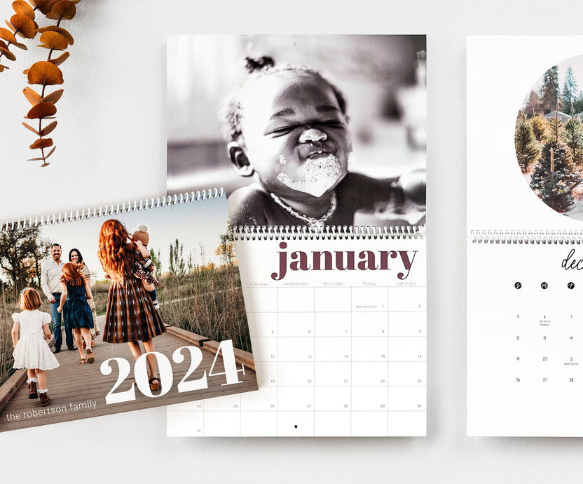 Personalized Monthly Desk Calendar | Nations Photo Lab