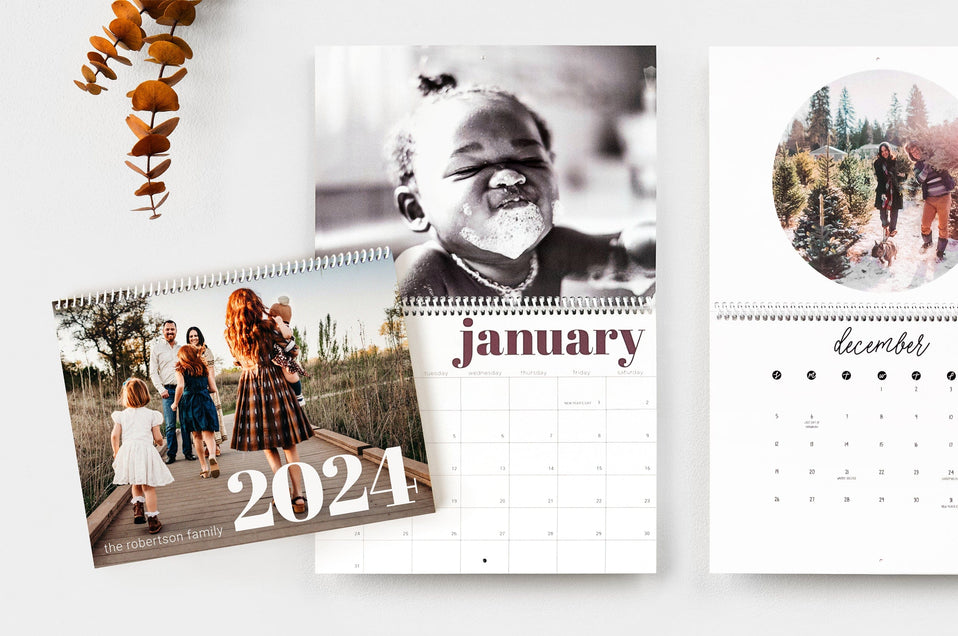 Personalized Monthly Desk Calendar | Nations Photo Lab