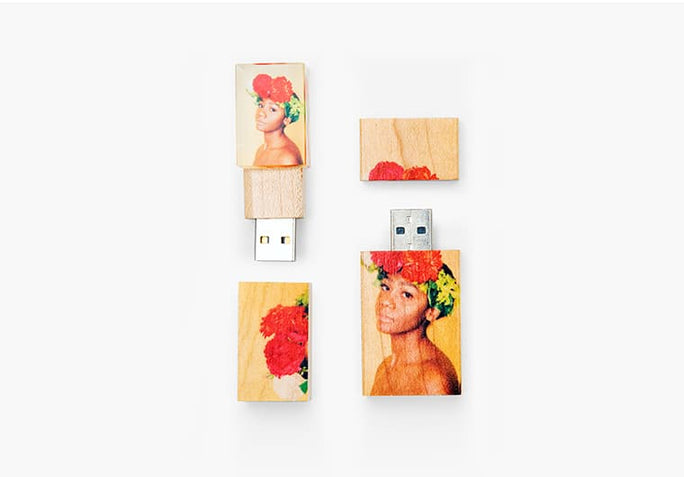 Custom USB Drives - Personalized Photo USB Drives - Wooden USBs