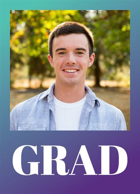 Blue Gradient | Graduation Cards | Nations Photo Lab