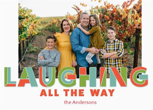 Laughing All The Way | Holiday Cards | Nations Photo Lab