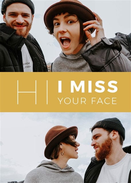 Miss Your Face | Missing You Cards | Nations Photo Lab