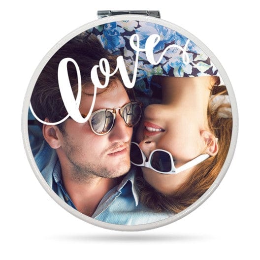Personalized Photo Compact Mirror | Custom Compact Mirror